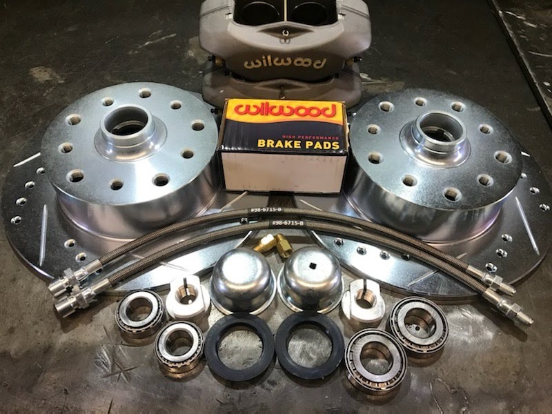 Front Wilwood Cross-Drilled Disc Brake Kit – Bug/Ghia ’69-’79 – Vintage V-Dubs