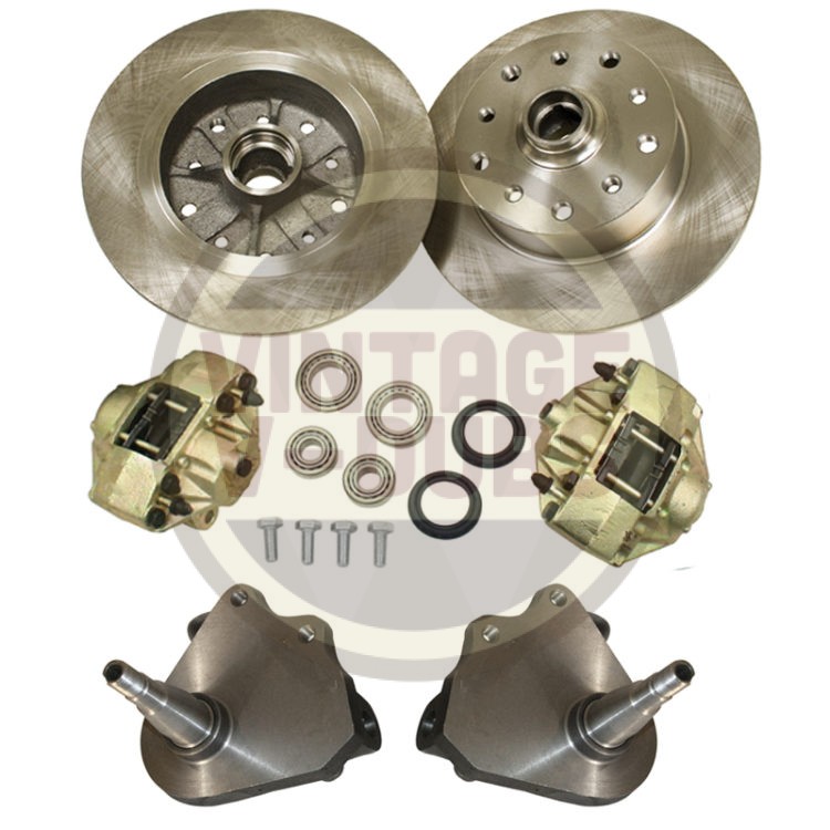 2.5″ Drop Front Disc Brake Kit – Bug/Ghia ’52-’65 – 4x130mm & 5x130mm – EMPI 22-2882-0 – Vintage ...